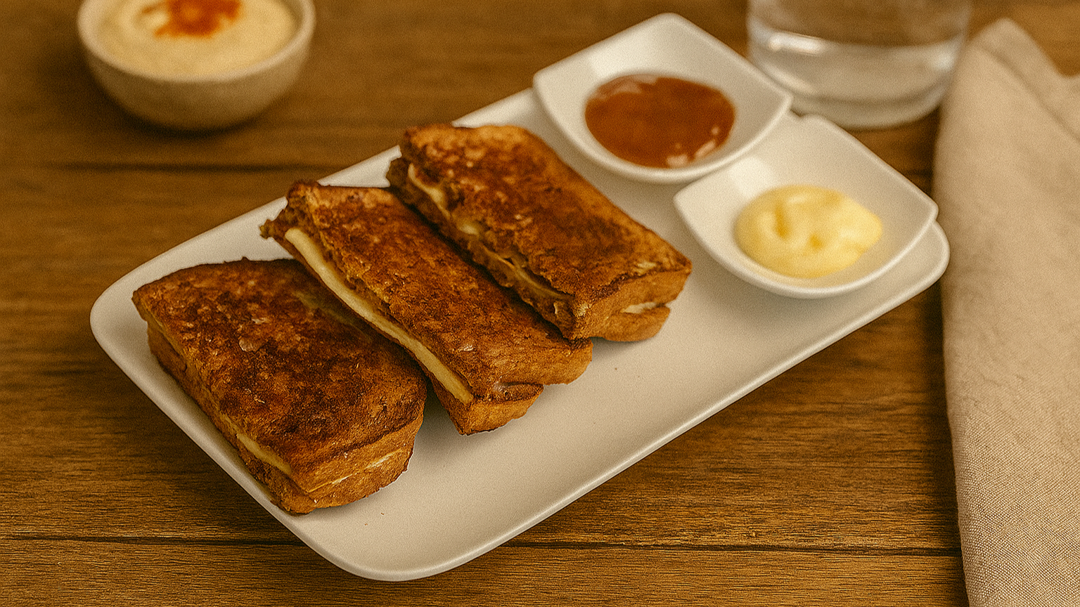 Gouden Eiwit-Tosti uit de Pan | Makkelijk Afvallen met deze Recepten