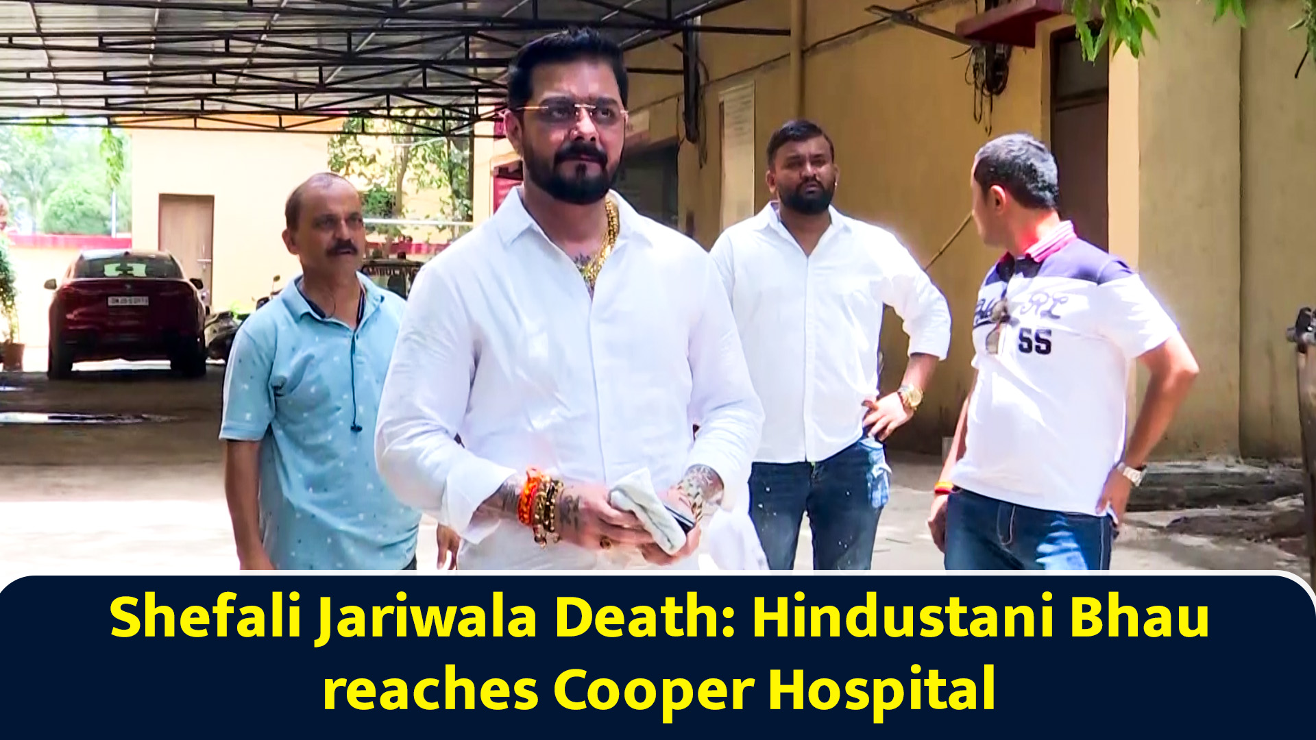 Shefali Jariwala Death: Hindustani Bhau reaches Cooper Hospital