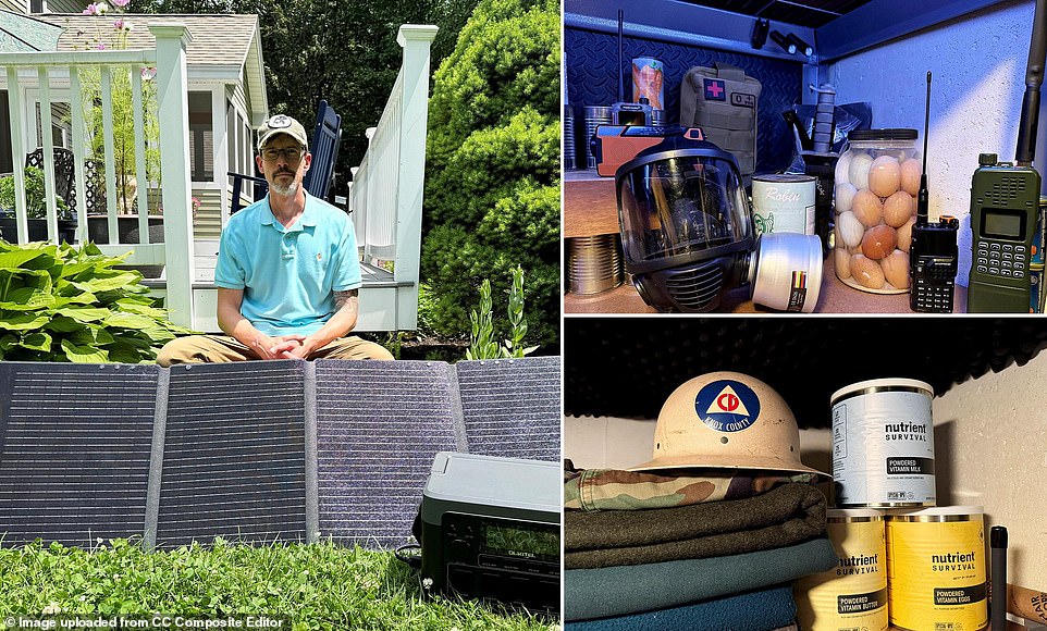 US Doomsday prepper reveals his fallout shelter amid fears of WWIII