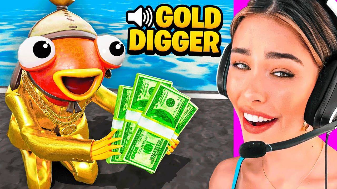 I Went UNDERCOVER to EXPOSE Gold Digger! (Fortnite)