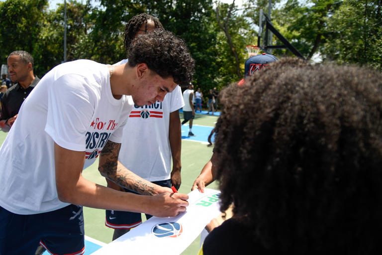 The Wizards’ draft picks aren’t afraid of a little hard work