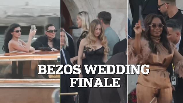 A-listers enjoy final day of the Bezos wedding in Venice
