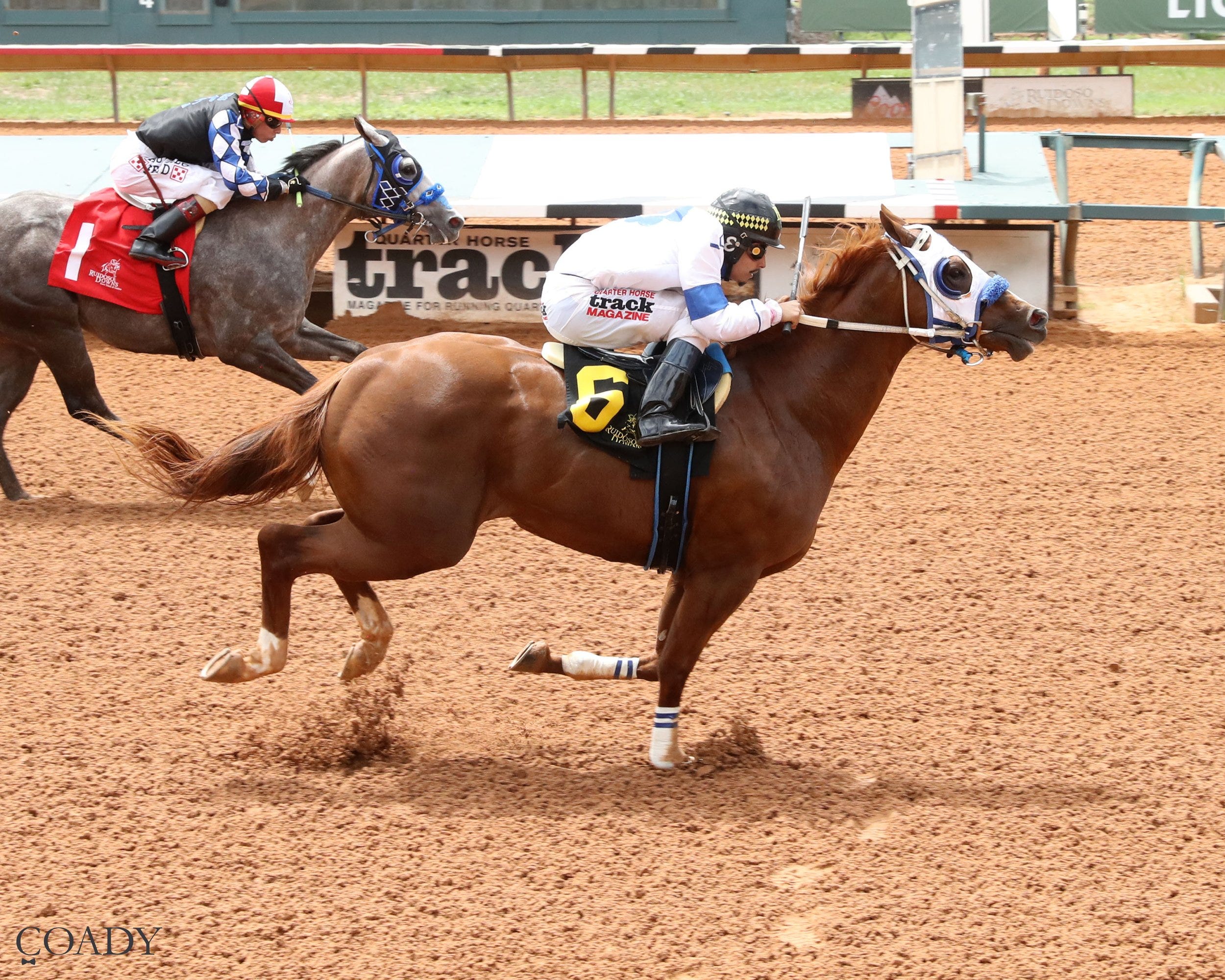 The 10-horse field is set for 2025 Rainbow Futurity at Ruidoso Downs ...