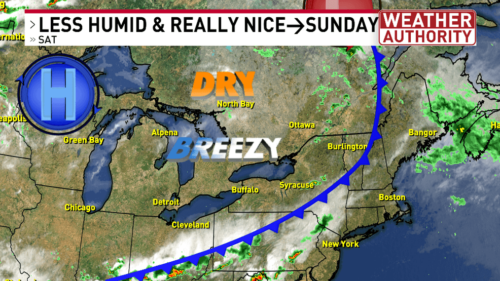 Looks nice for Sunday plus we're looking ahead to the long 4th of July ...