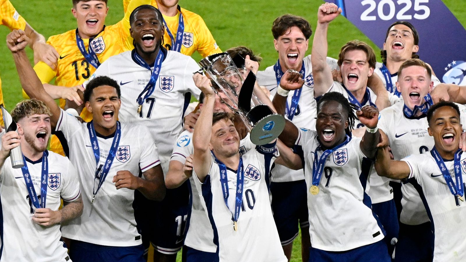 England beat Germany in thriller to retain U21 European Championship title