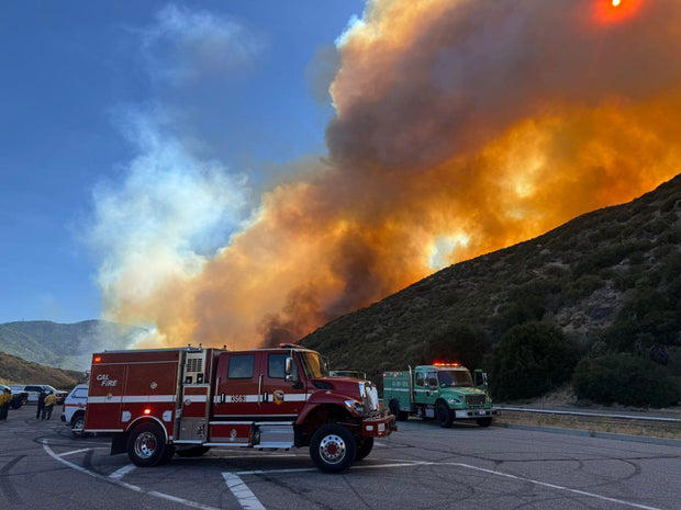 Crews gain containment on Lake Fire in San Bernardino County ...