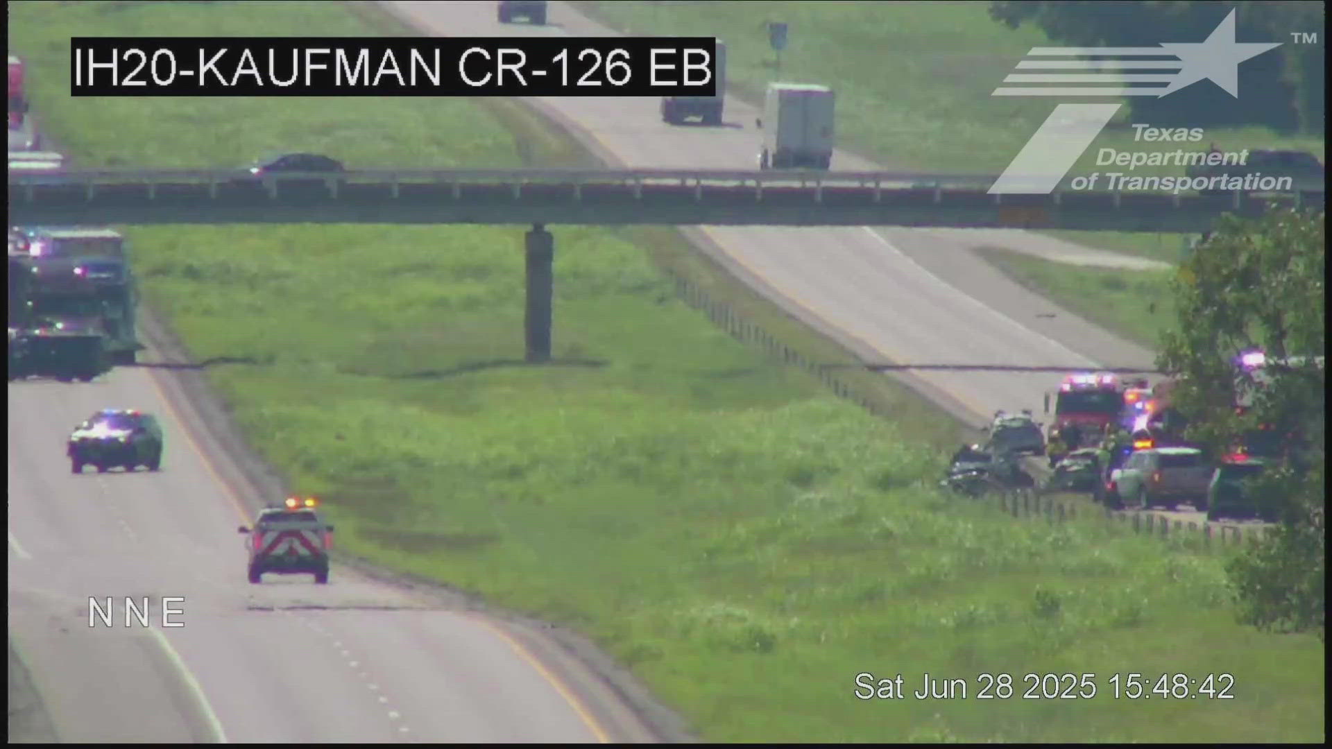 ‘Mass casualty’ crash shuts down all eastbound, westbound lanes of I-20 near Terrell, officials say