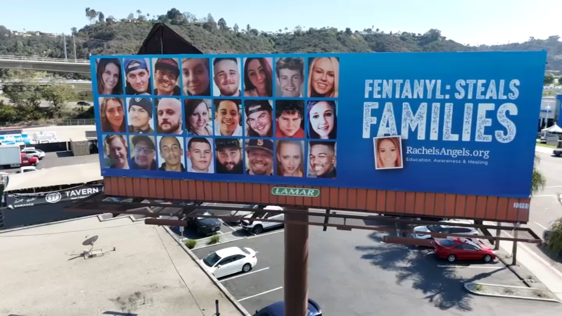 New billboard honors victims of fentanyl crisis