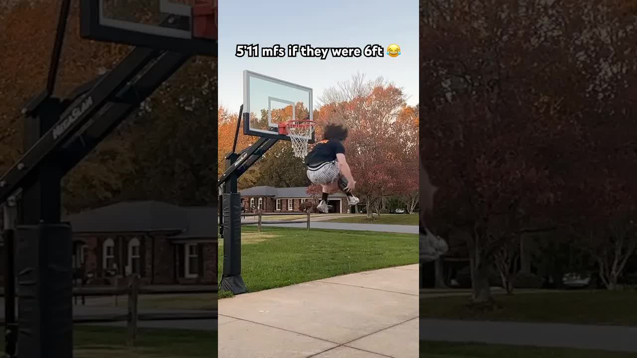 5'11 dunking like he's 6 foot
