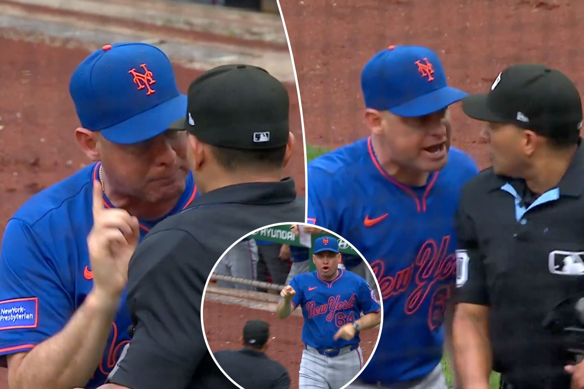 Mets’ Carlos Mendoza gets ejected after fiery argument with home plate ...