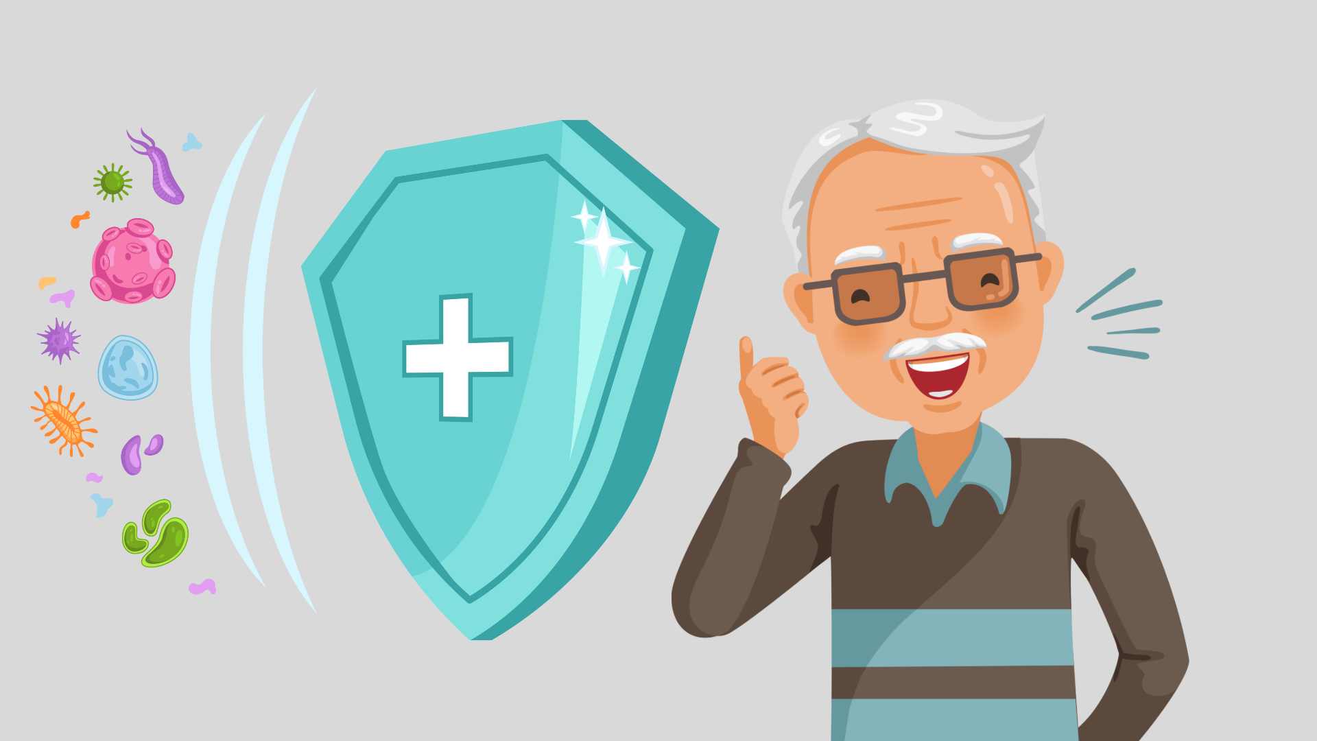 4 cách tăng cường khả năng miễn dịch ở người cao tuổi