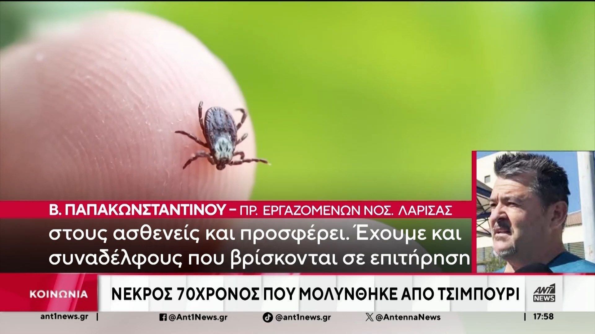 Λάρισα: Δεύτερο κρούσμα αιμορραγικού πυρετού Κριμαίας-Κονγκό – Σε ...