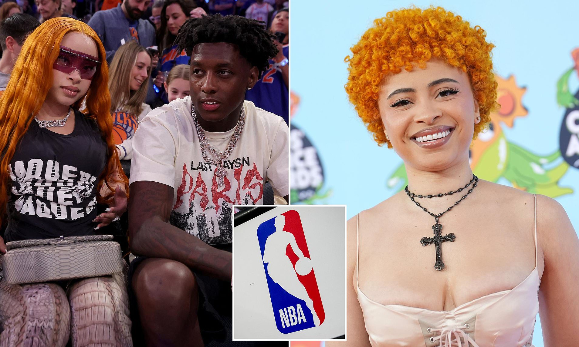 Ice Spice's NFL star boyfriend reveals which NBA superstar played ...