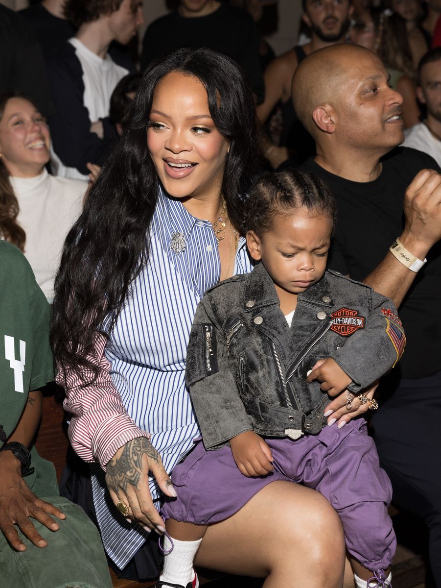 Rihanna and Baby Riot Make It a Family Affair at A$AP Rocky’s Paris ...