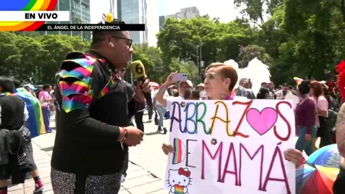 Así se vive la 'Marcha del Orgulo LGBTQ+' desde CDMX