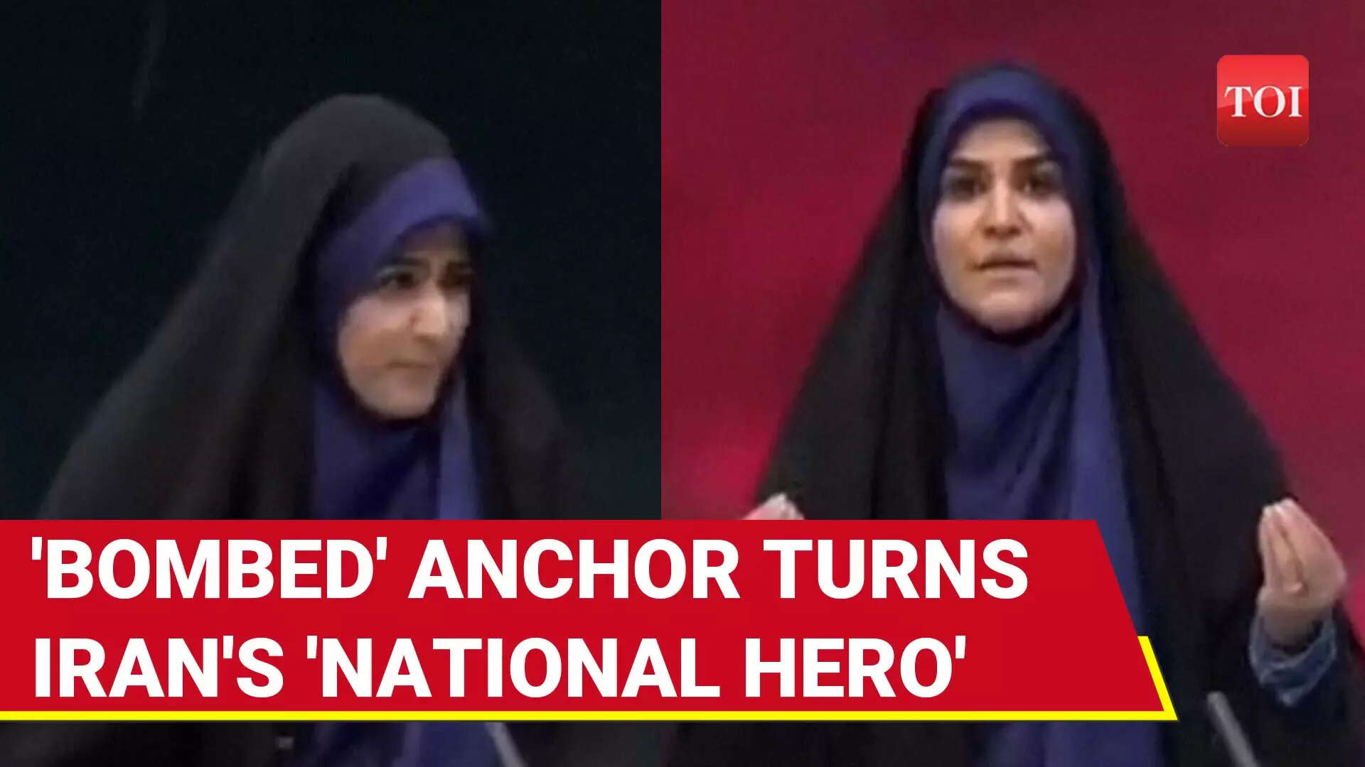 Iranian Anchor Who Braved Israeli Strike On Live TV Turns Hero ...