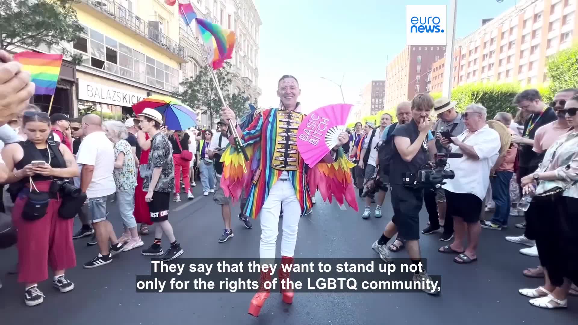 Tens of thousands gather to mark 30th anniversary of Budapest Pride ...