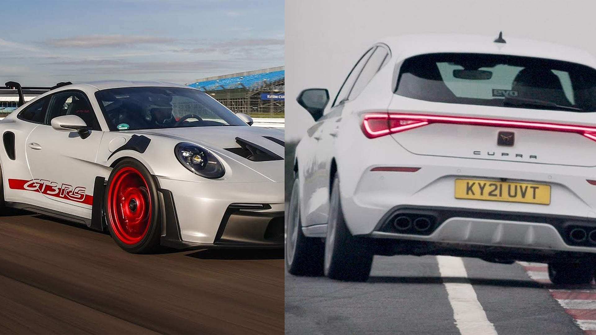 Porsche 911 GT3 RS vs Cupra Leon 300, la locura de la pista se une a la ...