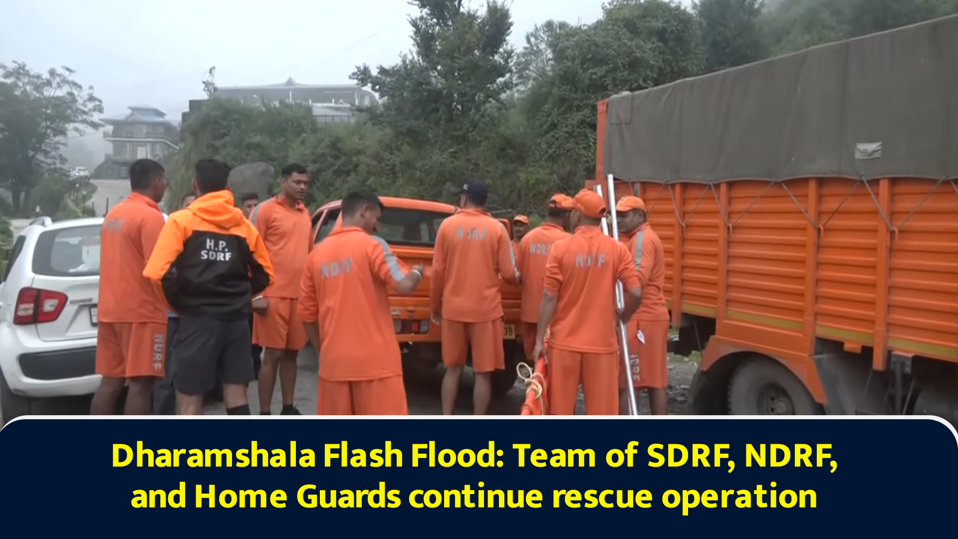 Dharamshala Flash Flood: Team of SDRF, NDRF, and Home Guards continue ...