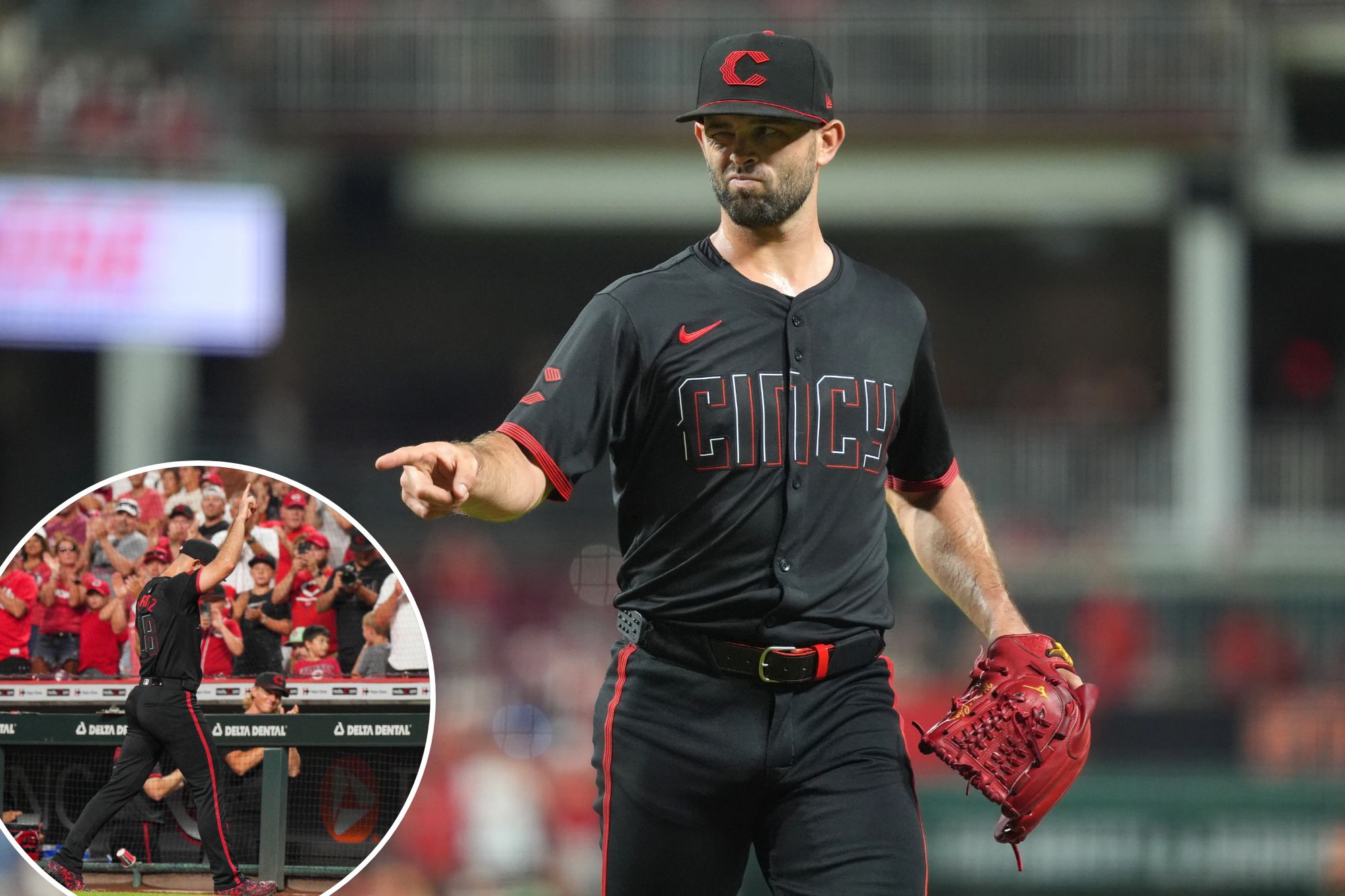 Reds’ Nick Martinez was fighting ‘demons’ early in no-hit bid that fell ...