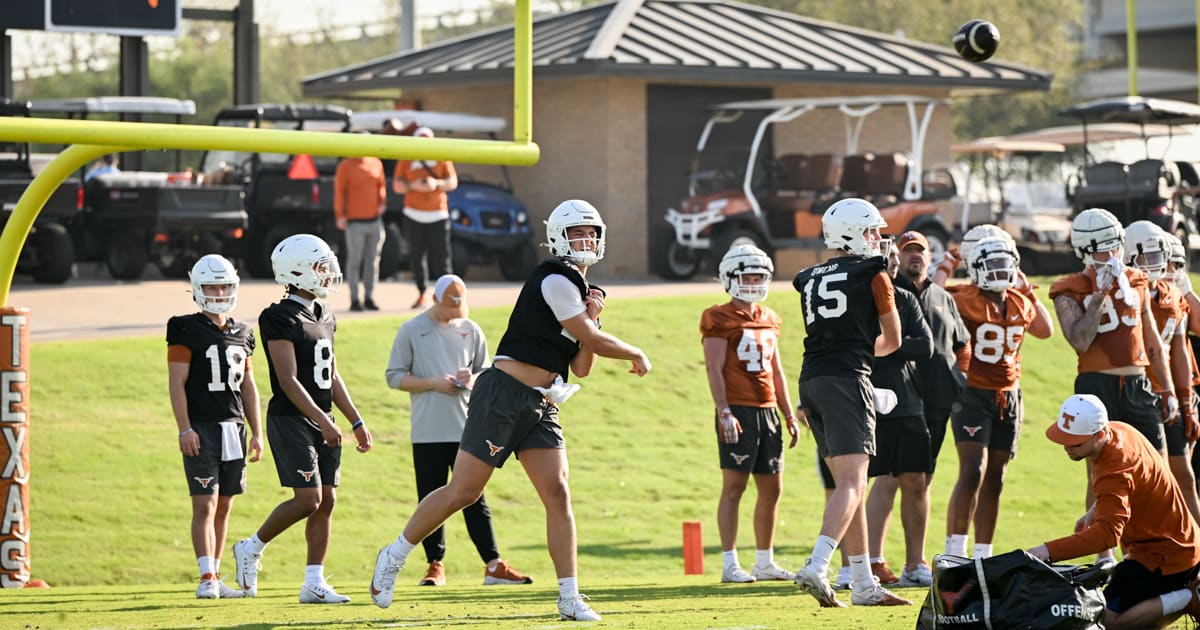 Arch Manning identifies which Texas wide receivers have stood out in ...