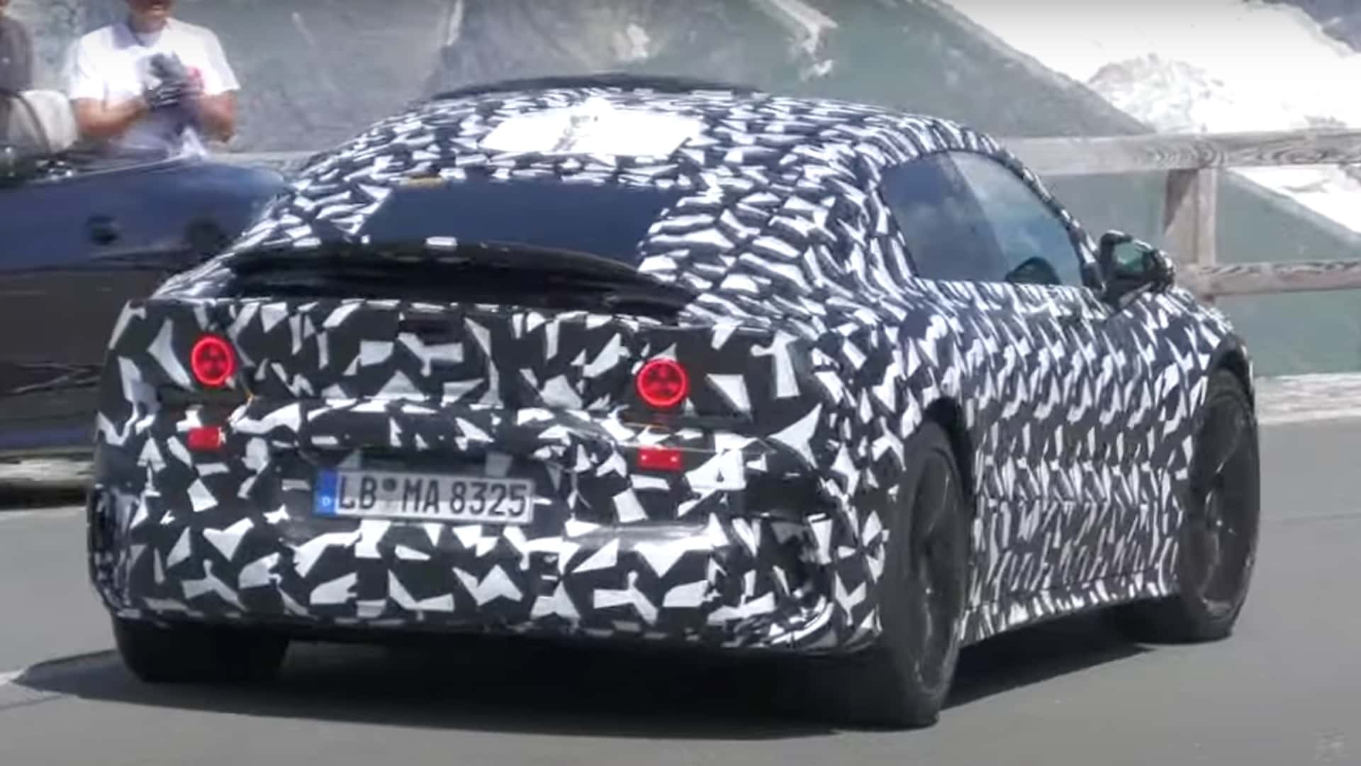 Spied: AMG's New 4-Door Supercar Caught Testing In the Alps