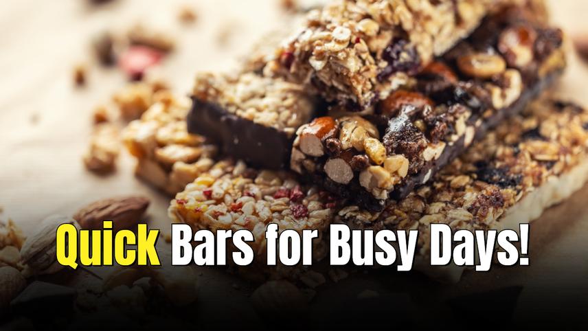 6 No-Bake Energy Bars You Can Whip Up in Minutes