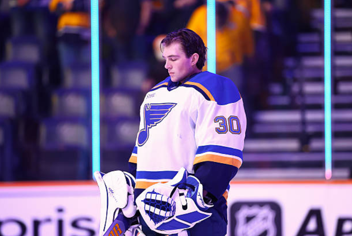 St. Louis Blues GM Doug Armstrong bets on Joel Hofer’s NHL rise with $6 ...