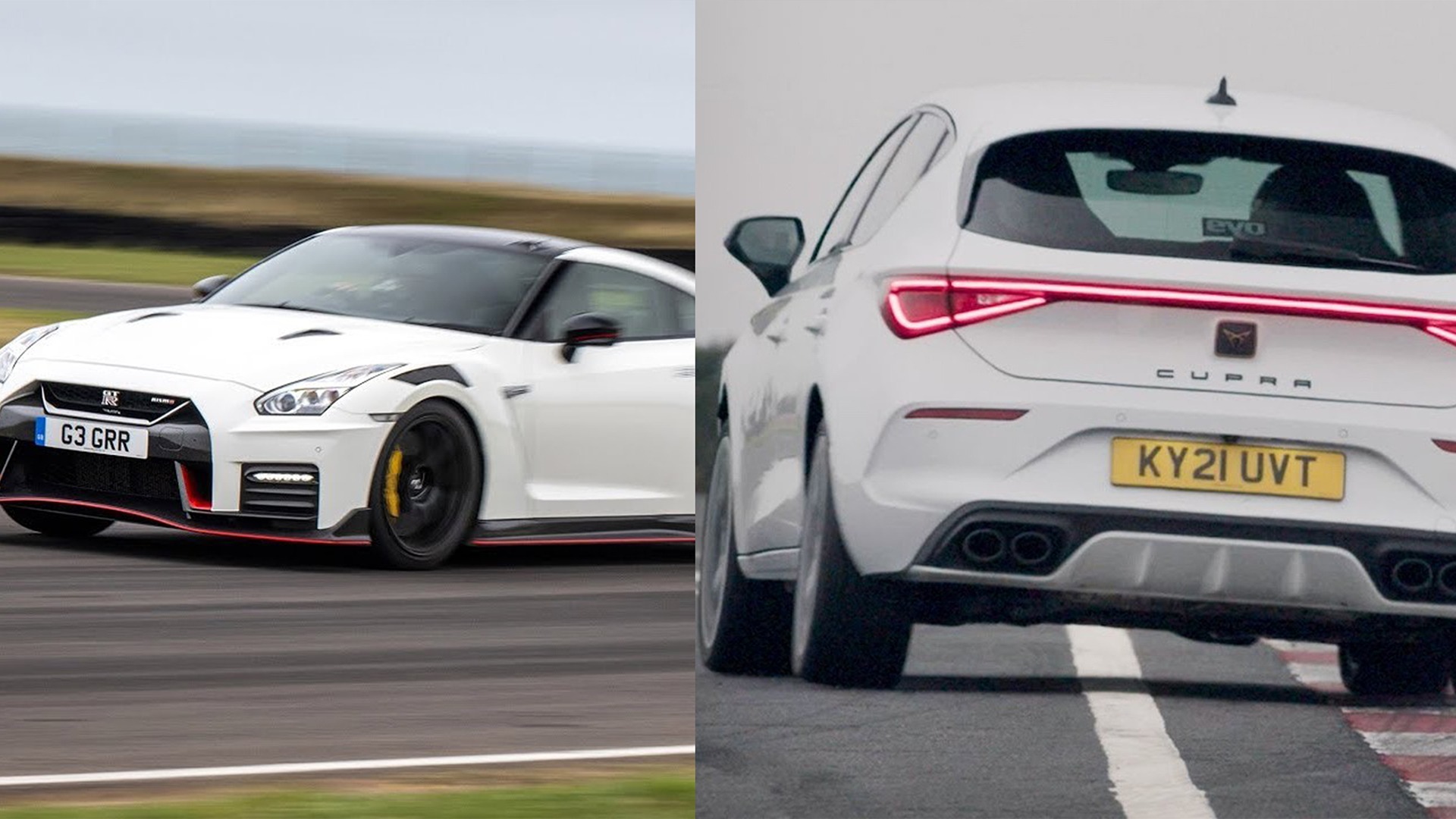 Nissan GT-R Nismo vs Cupra Leon 300, twin turbo legend meets turbocharged tactician