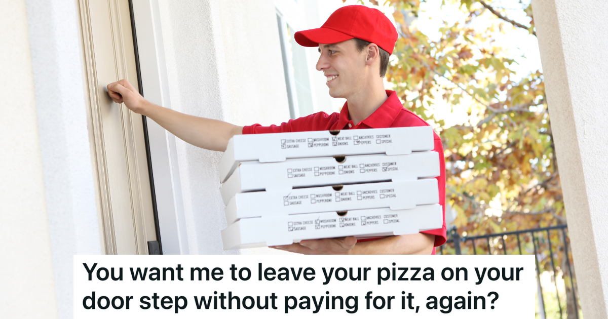 Horrible Customer Refused To Pay The Pizza Delivery Driver, So He ...