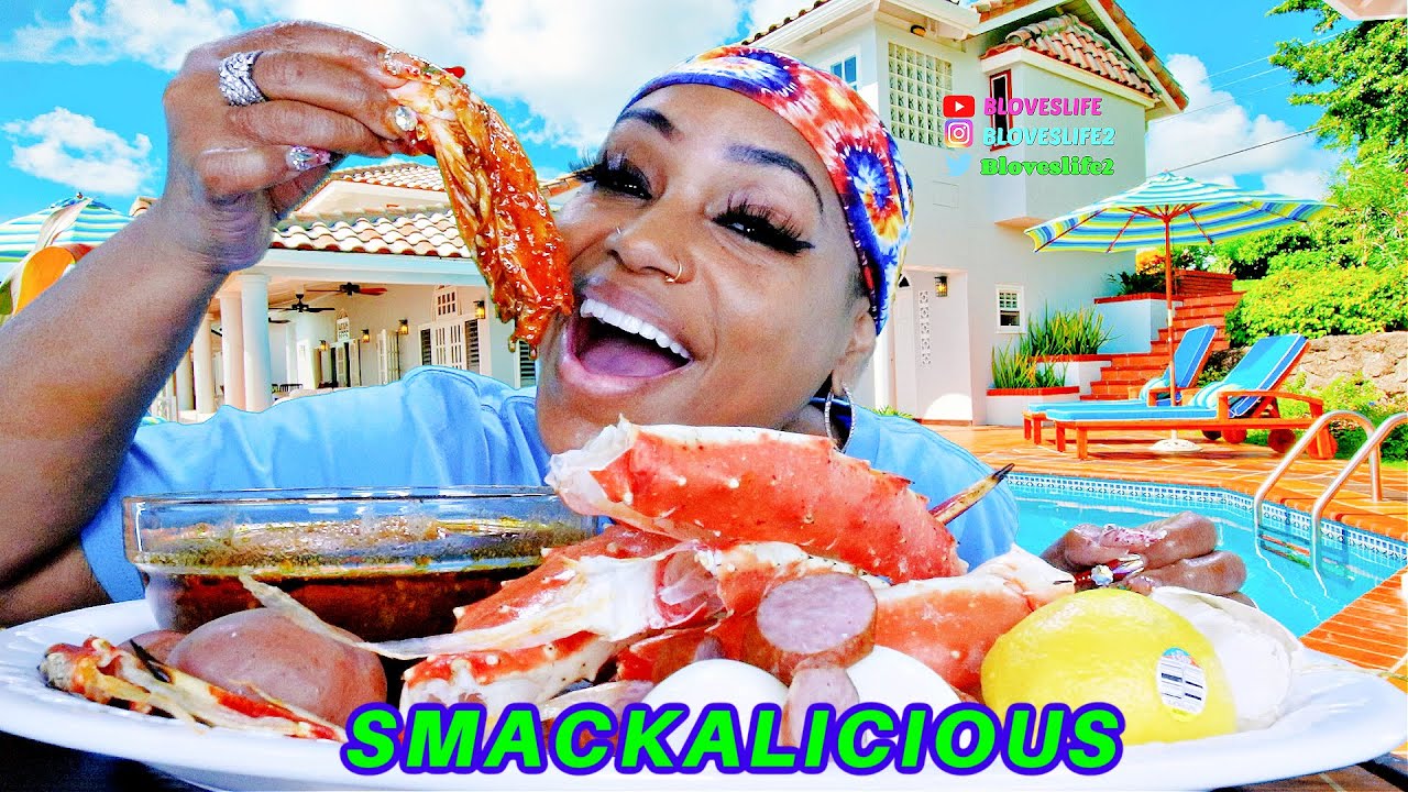 Inside a King Crab Seafood Boil Mukbang