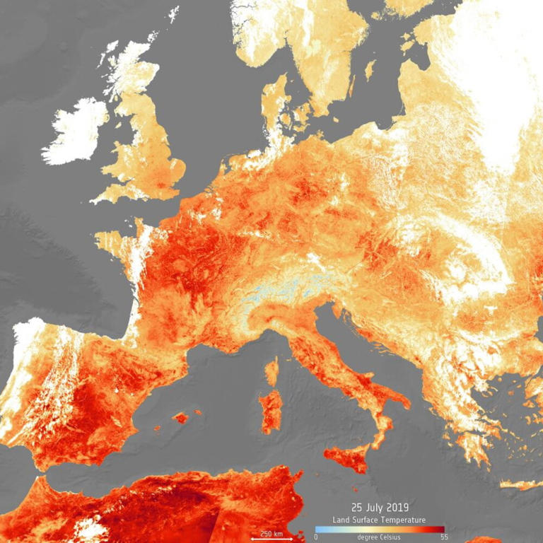 L'Europa nella morsa del caldo, In Italia temperature fino a 40 gradi