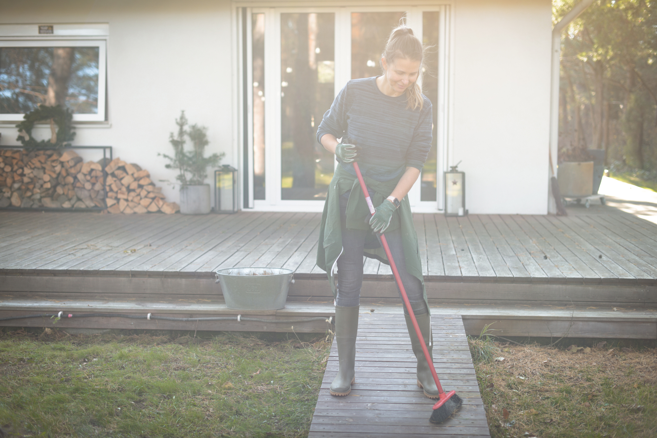 5 Homemade Patio & Deck Cleaners That Actually Work