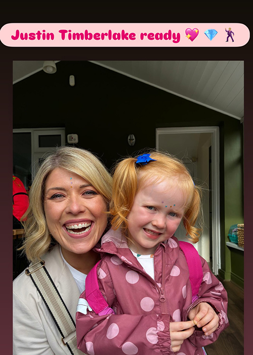 They’re lovin’ it: Ger Treacy and daughter enjoy family time at Justin ...