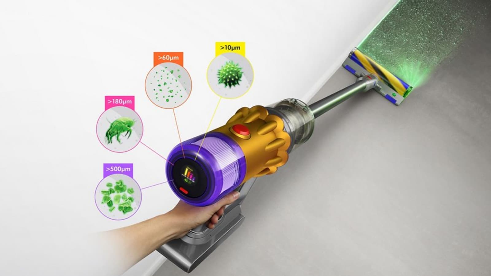Cet aspirateur Dyson 2 en 1 aspire et lave vos sols pour un prix réduit