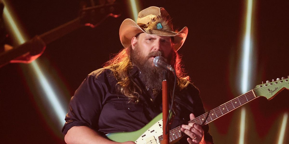 Chris Stapleton Just Made a Rare Red Carpet Appearance With His Wife