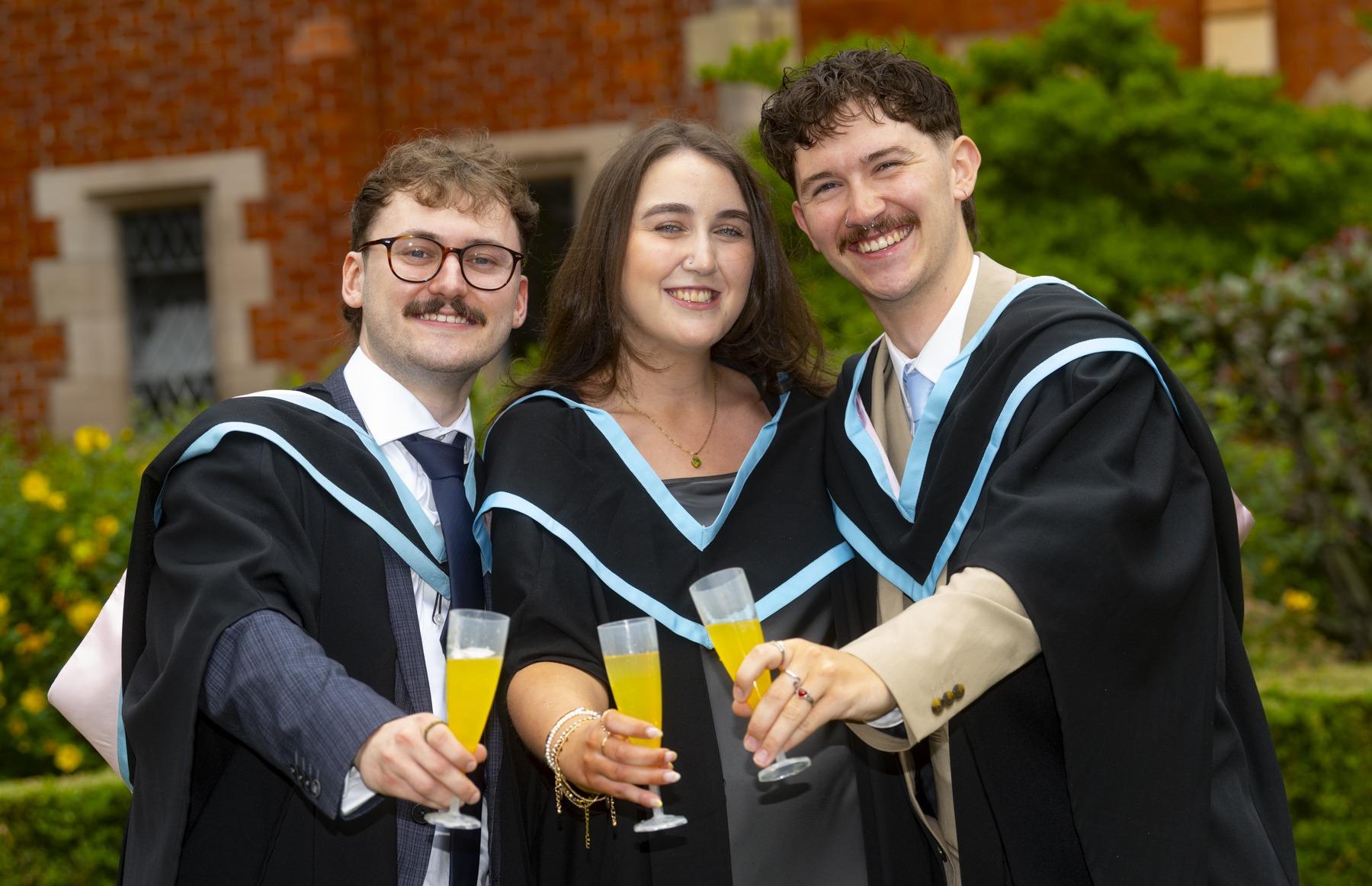 In pictures: smiles of success on Saturday at Queen's University ...
