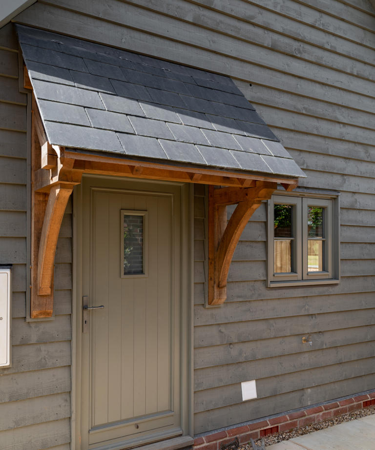 12 oak frame porch ideas that are pretty, practical and can be sized to ...