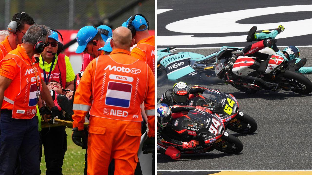 Luca Lunetta, paura per il pilota italiano in Moto 3: grave incidente ...