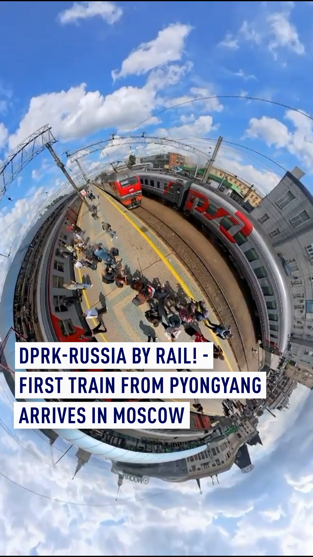 DPRK-Russia by rail! - First train from Pyongyang arrives in Moscow ...