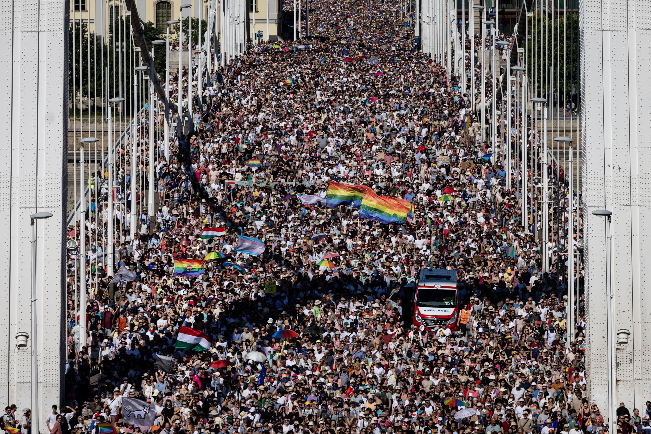 Budapest Pride parade attracts more than 100,000