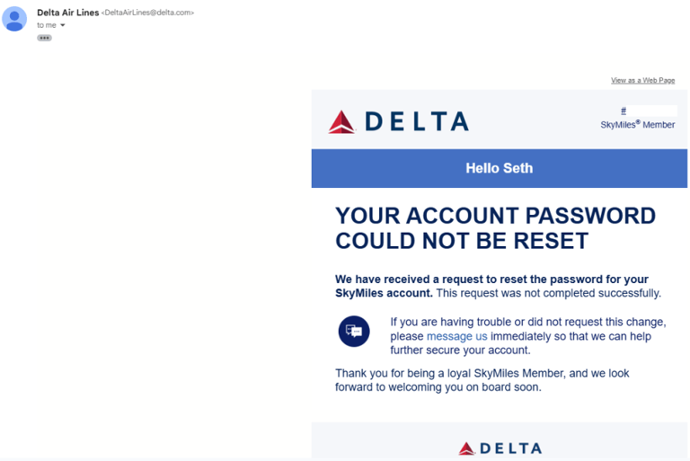Delta locks some customer accounts because of security concern; airline ...