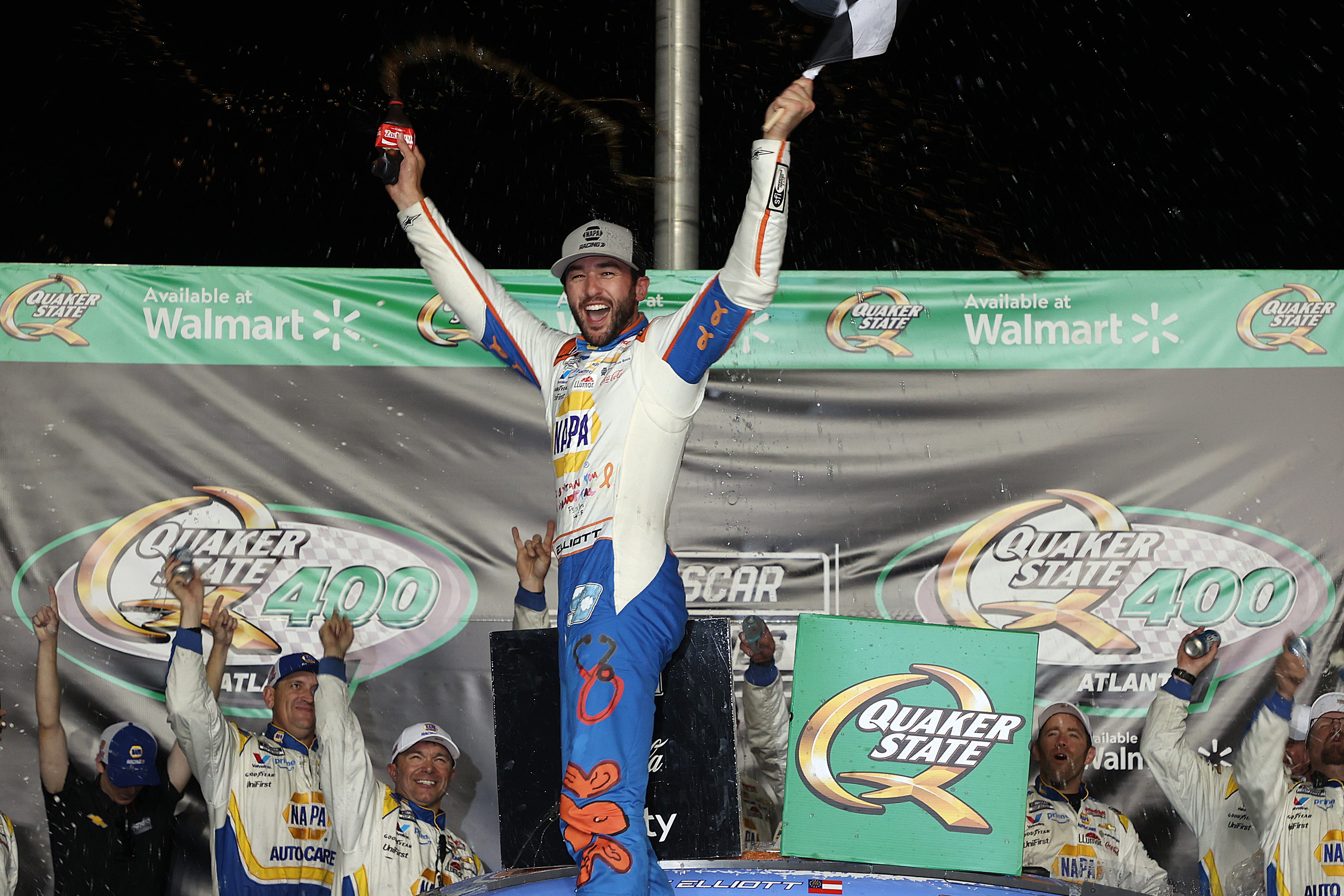 NASCAR at Atlanta results, highlights: Chase Elliott wins crash-filled race