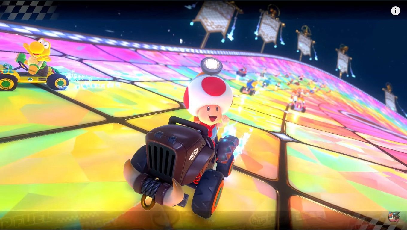 Rainbow Road in Mario Kart World is the best ever