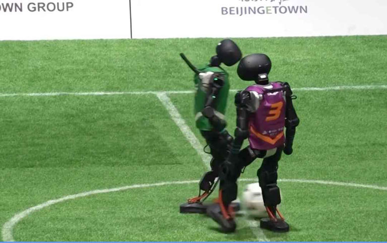 Humanoid robot soccer more exciting than real thing