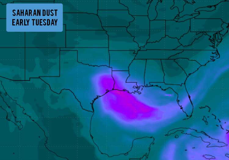 Thunderstorms, Saharan dust both aim for Houston Sunday. Here's what to ...