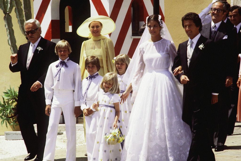 Recordamos la boda de Philippe Junot y Carolina de Mónaco en 1978: dos ...