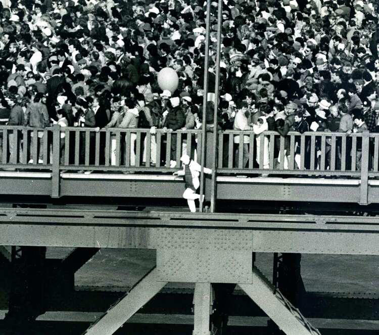 When the Golden Gate Bridge turned 50, and a good city descended into chaos