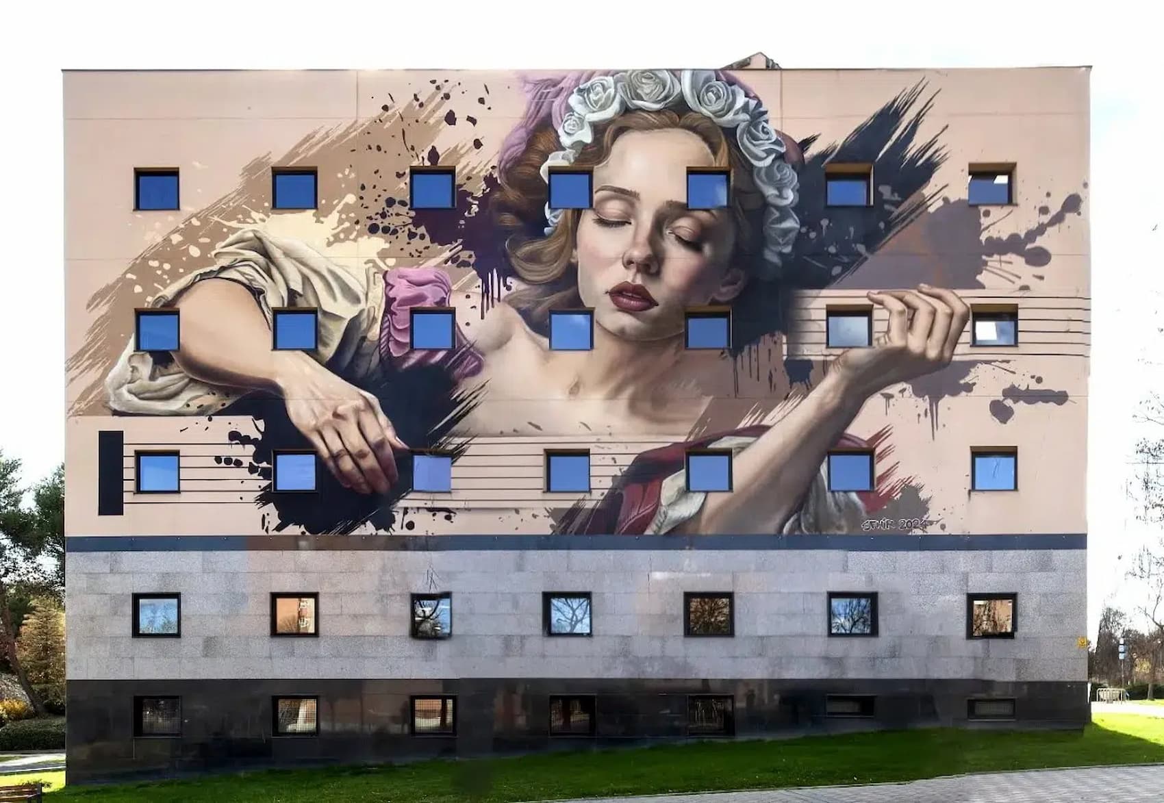 La creatividad y el realismo de los murales callejeros del español Sfhir