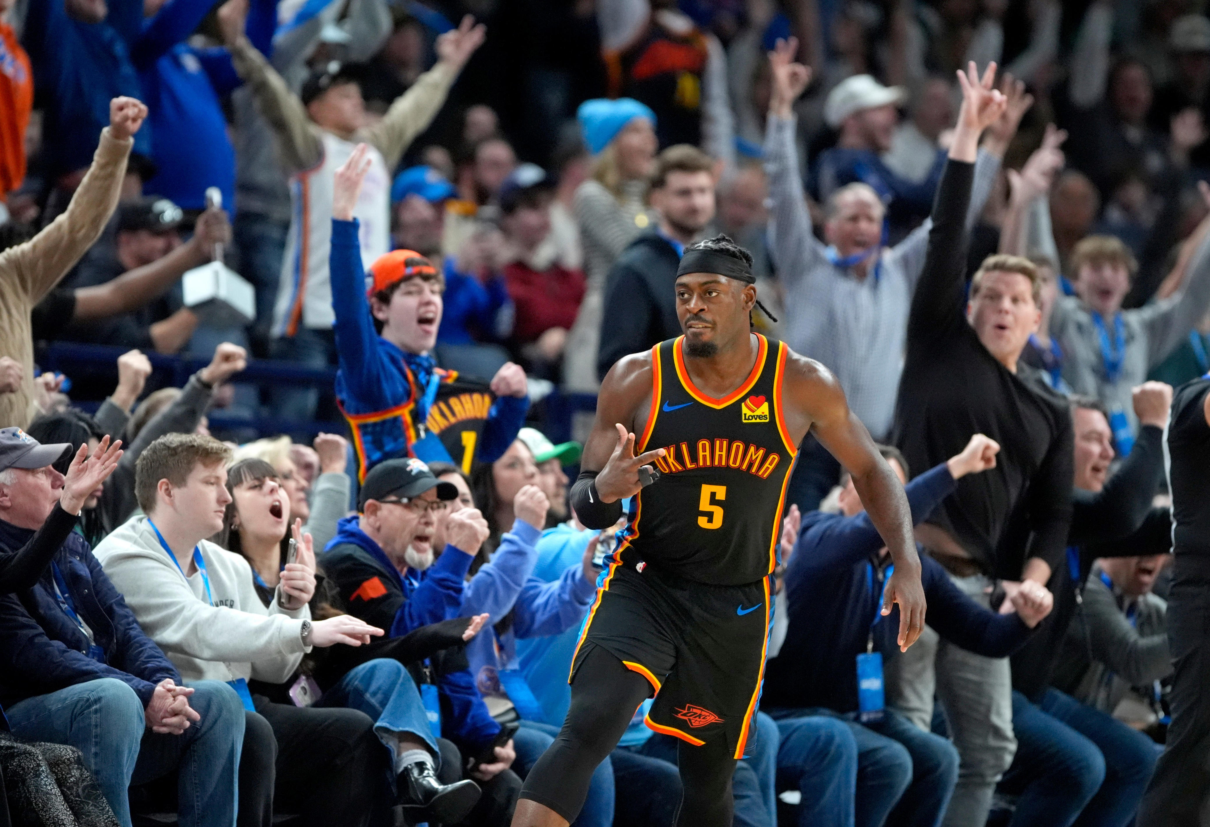 What were Lu Dort's best games during OKC Thunder's run to NBA ...